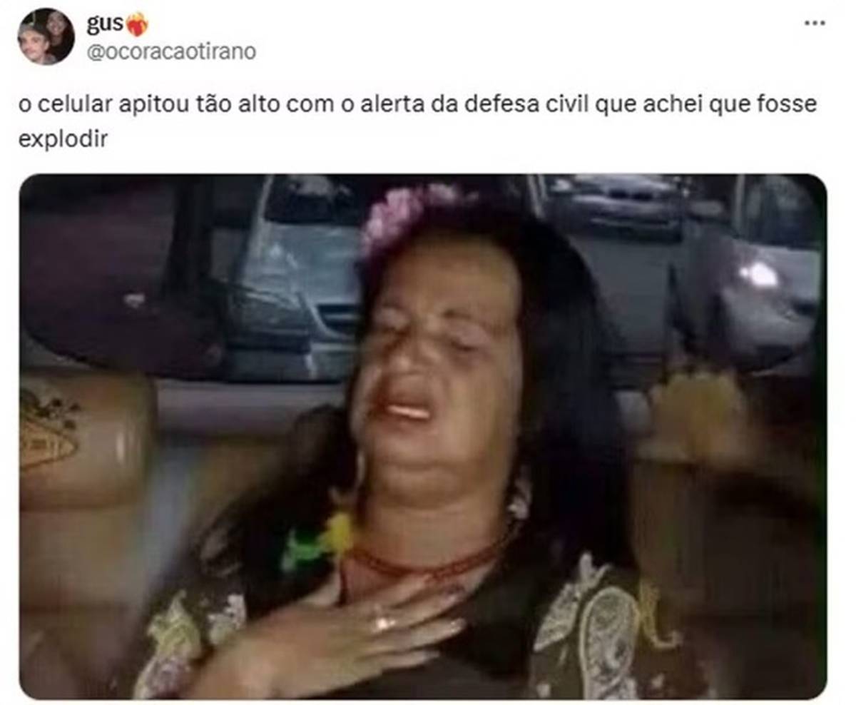 Alerta da Defesa Civil do DF vira meme: “Achei que era arrebatamento ...